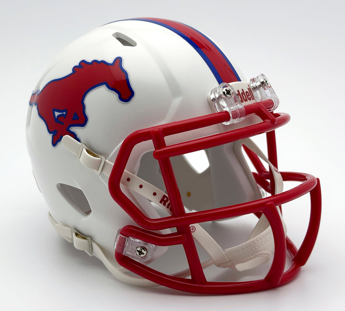Southern Methodist Mustangs Mini Football Helmet — T-Mac Sports