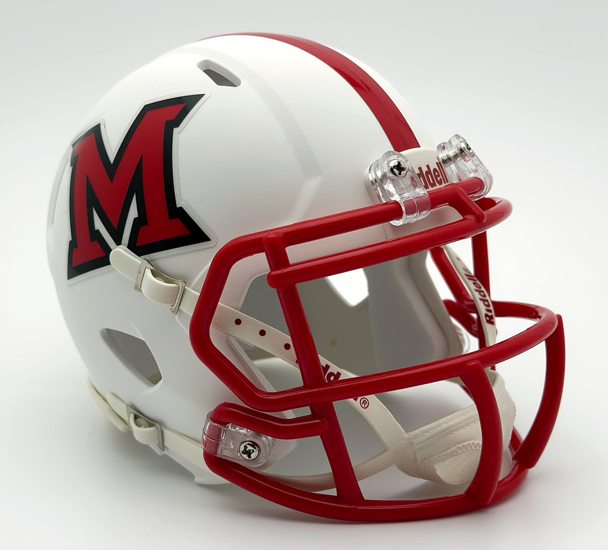 Miami (OH) Redhawks Mini Football Helmet — T-Mac Sports