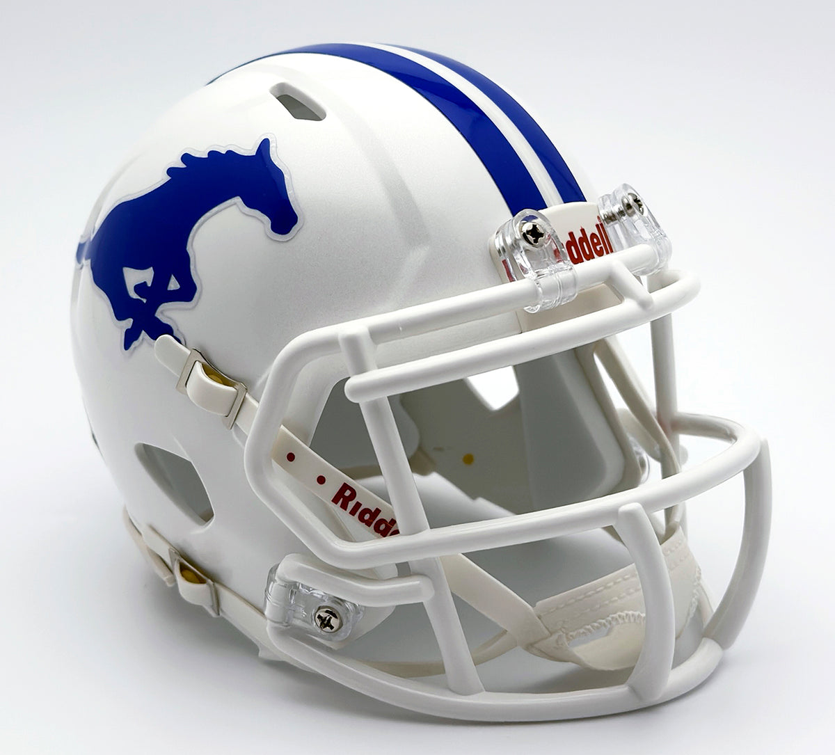 Southern Methodist Mustangs (Alternate 4) Mini Football Helmet — T-Mac ...