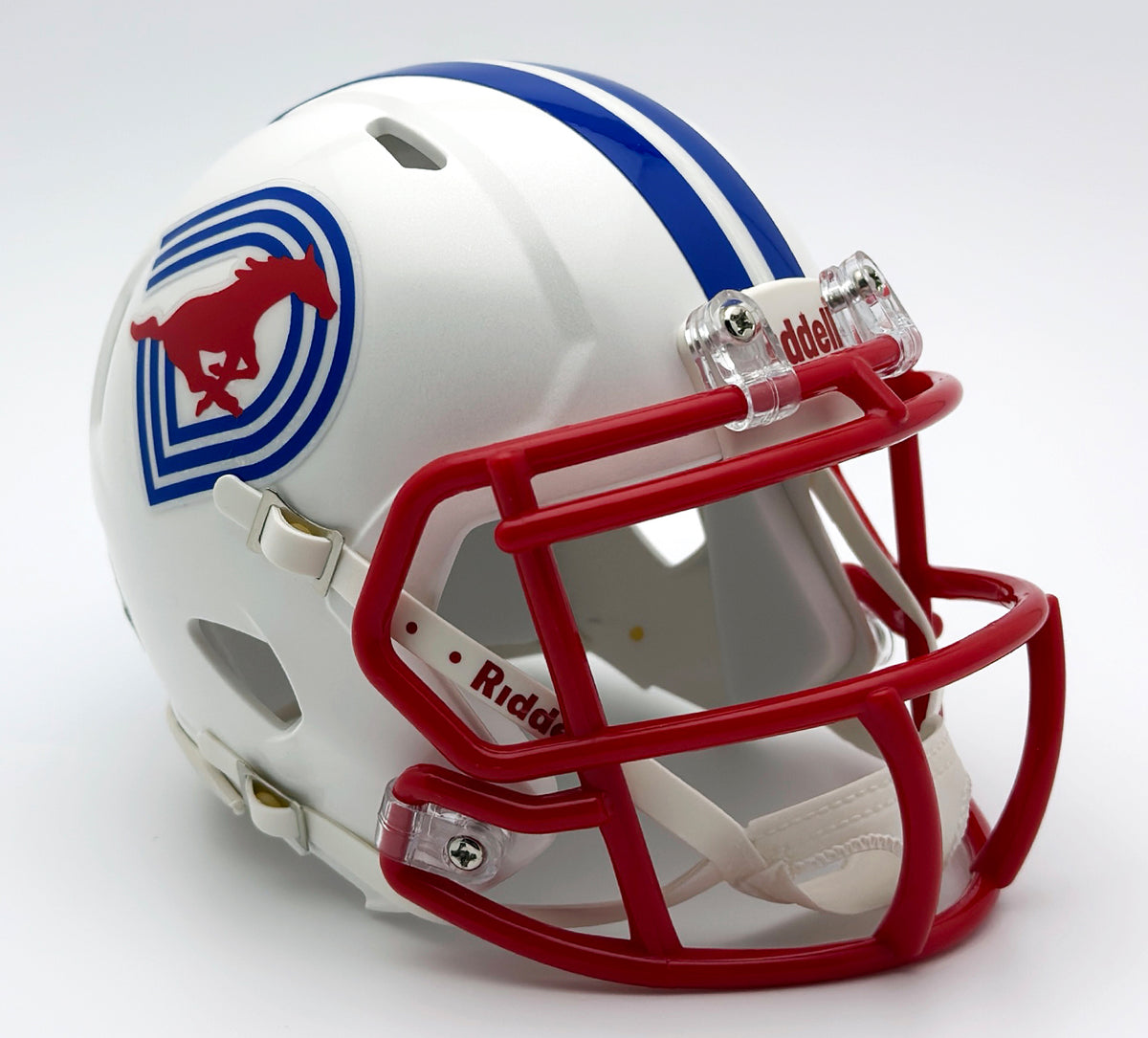 Southern Methodist Mustangs (Alternate 6) Mini Football Helmet — T-Mac ...