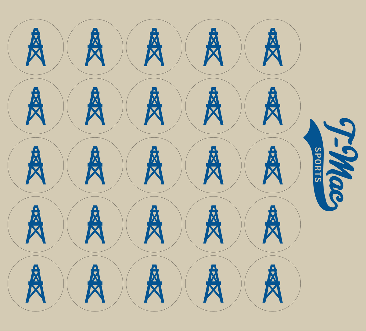 Oiler Mini Award Decals — T-Mac Sports